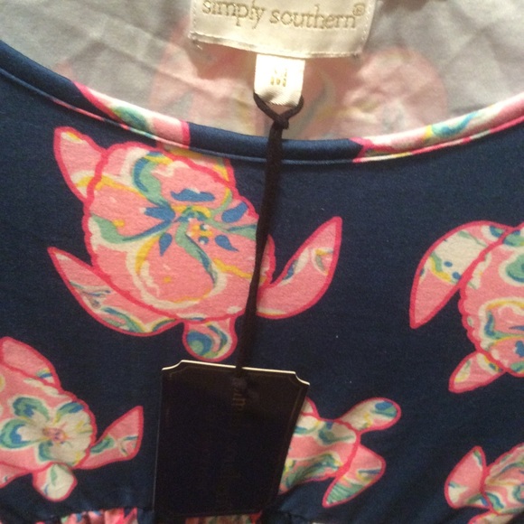 Simply Southern | Tops | Nwt Simply Southern Medium Turtle Print Tunic ...